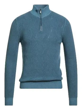MOORER Sweater In Light Wool - Blue