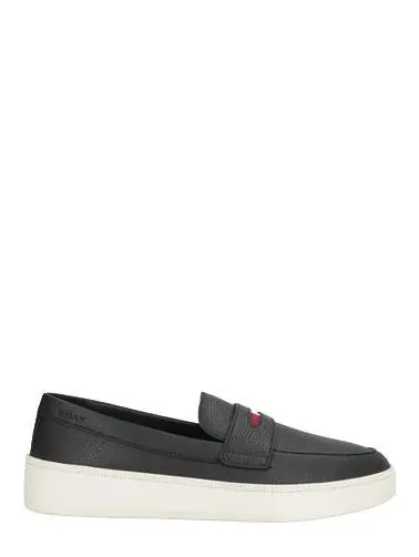 Bally Pebbled Leather Sneakers - Black