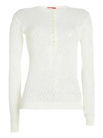Max & Co. Knitted Sweater - White
