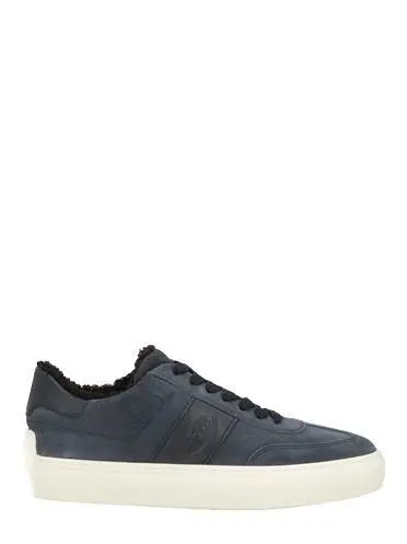 TOD'S Low-top Leather Sneakers - Navy