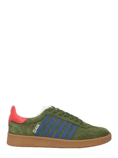 Dsquared2 Military Calfskin Sneakers - Military Green