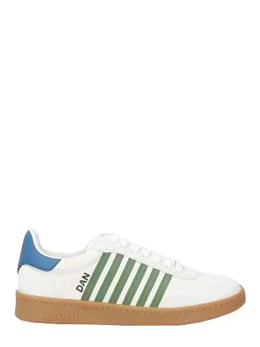 Dsquared2 Military Calfskin Sneakers - Off White