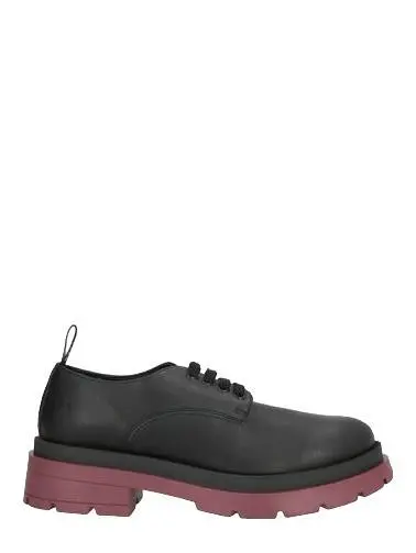 POLLINI Lace-up Leather Shoes - Black