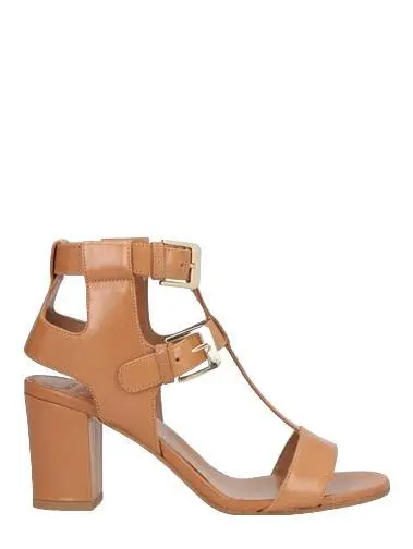 Laurence Dacade Camel Lambskin Gladiator Sandals - Beige