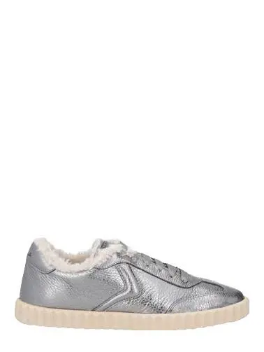 VOILE BLANCHE Leather Low-top Sneakers - Gunmetal