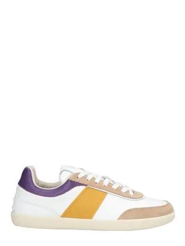 TOD'S Leather Low-top Sneakers - White