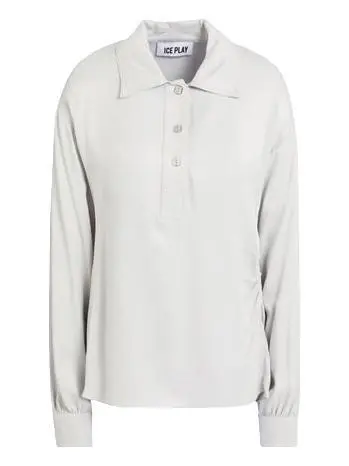 ICE PLAY Viscose Top - Light Grey