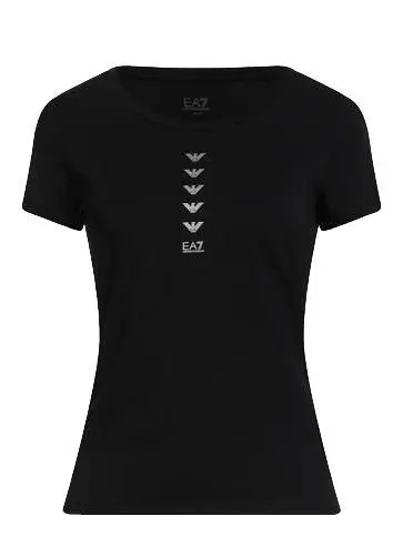 EA7 Logo-print T-shirt - Black