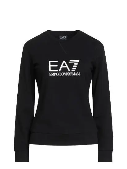 EA7 Cotton-elastane Sweatshirt - Black