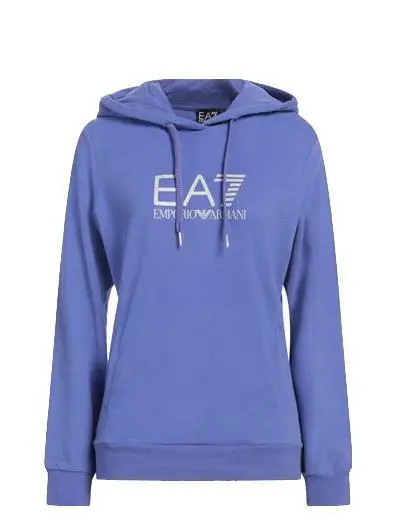 EA7 Cotton-elastane Fleece Sweatshirt - Purple