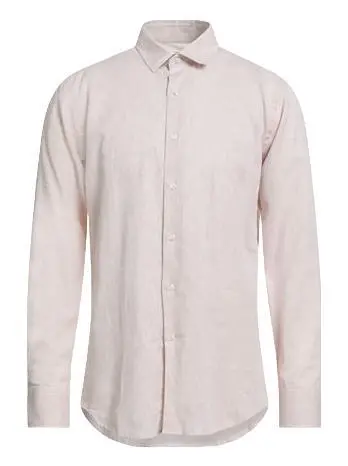 BAGUTTA Shirt Taupe Size Linen, Cotton - Beige