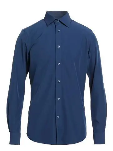 Scotch & Soda Shirt Light Size Polyester, Elastane - Blue