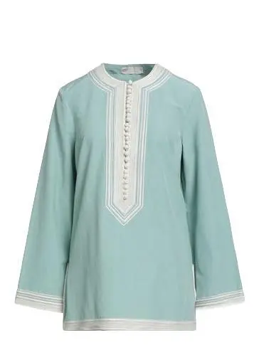 Tory Burch Woven Kaftan Top - Blue