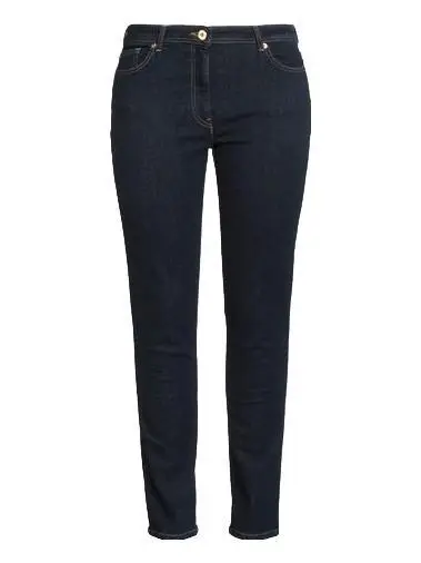 Versace Tapered Jeans With Logo - Blue