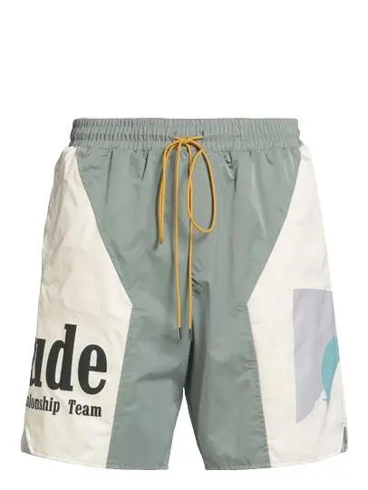 Rhude Nylon Shorts - Sage Green