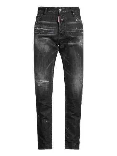 Dsquared2 Straight-leg Jeans With Logo - Black