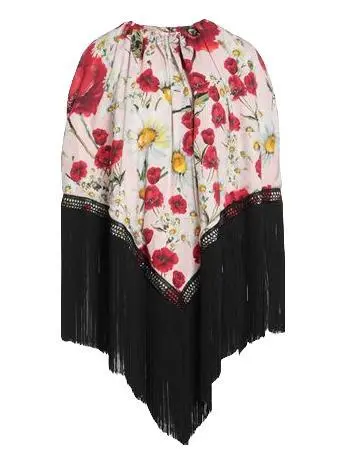 Dolce & Gabbana Cape In Light Silk Blend - Pink