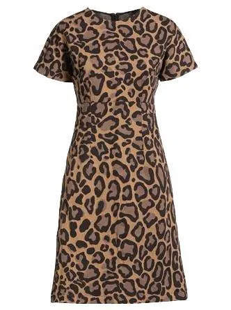 Dolce & Gabbana Mini Flared Dress - Camel