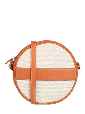 Il Bisonte Leather And Canvas Cross-body Bag - Tan