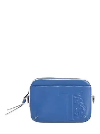 TOD'S Leather Camera Crossbody Bag - Blue