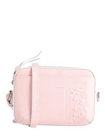 TOD'S Leather Camera Crossbody Bag - Pink