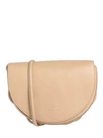 Il Bisonte Leather Saddle Cross-body Bag - Beige