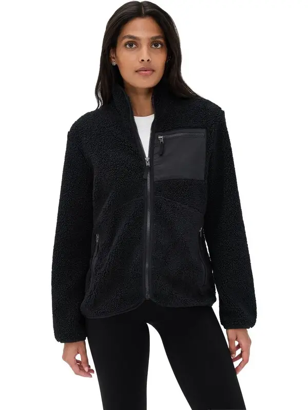 Splits59 Harris Sherpa Fleece Jacket - Black