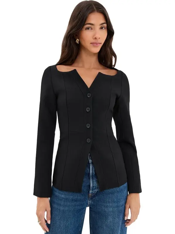 ALIGNE Emily V Blazer - Black