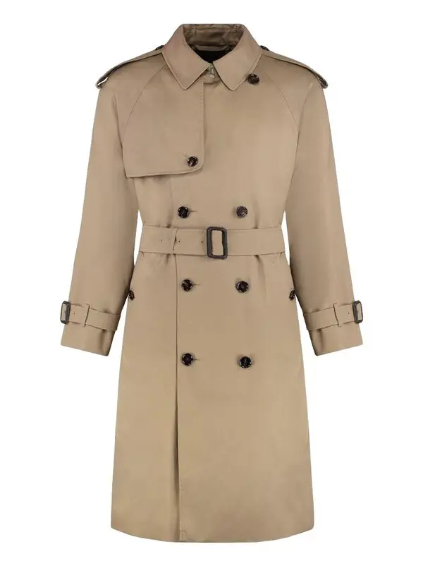 Burberry Chestwood Gabardine Trench Coat - Brown