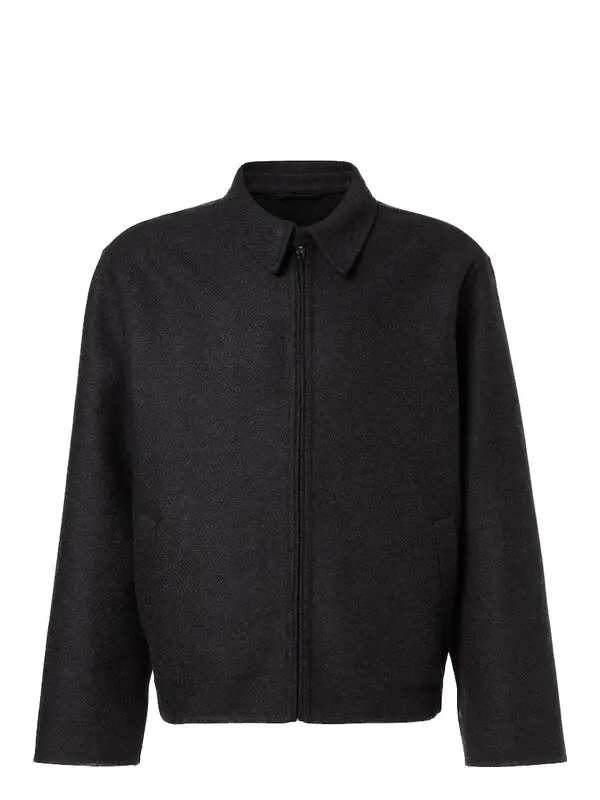 THE ROW Dantes Wool And Cashmere Jacket - Black