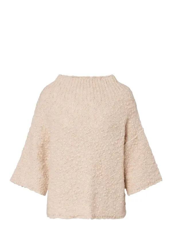 Max Mara Eccelso Alpaca And Wool-blend Sweater - Beige