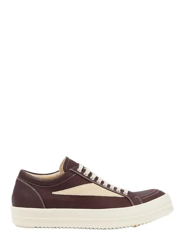 Rick Owens Vintage Denim Sneakers - Brown
