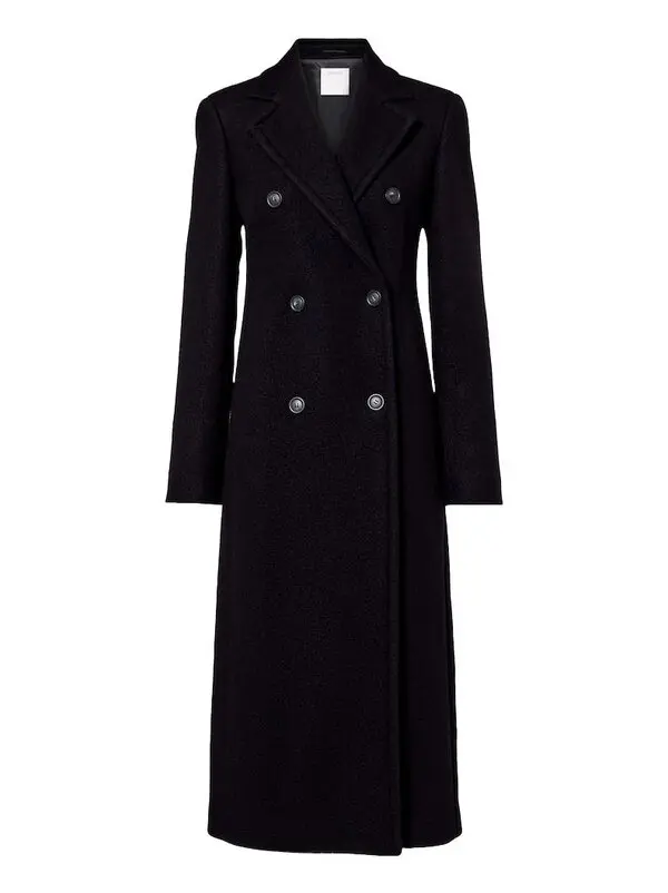 Sportmax Comune Virgin Wool Coat - Black
