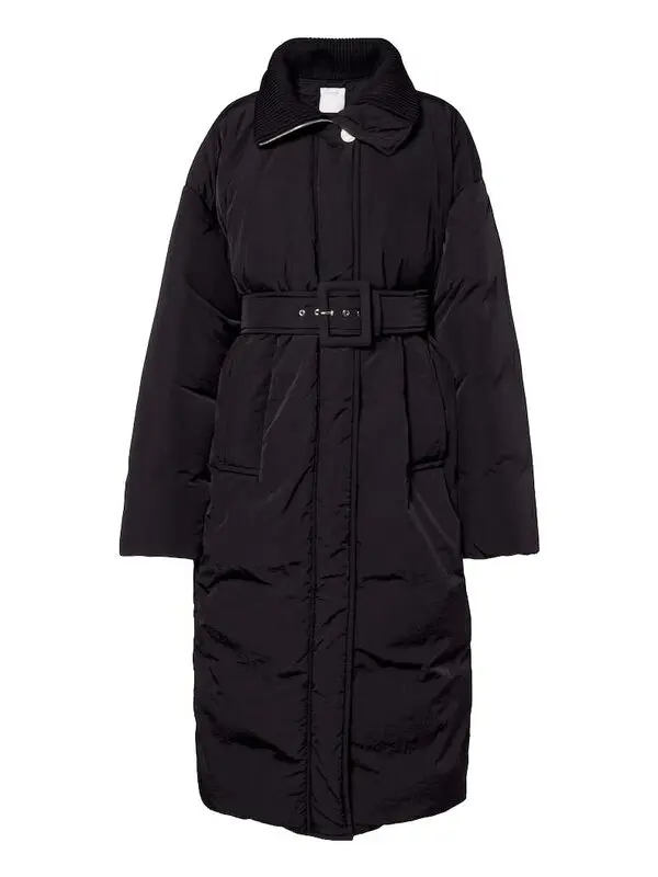 Sportmax Casarsa Belted Down Coat - Black