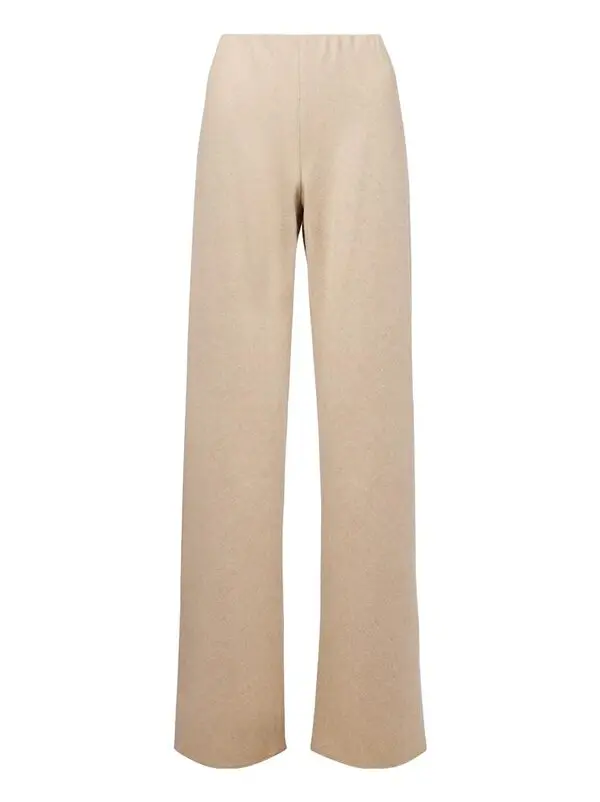 Vince High-rise Wide-leg Pants - Beige