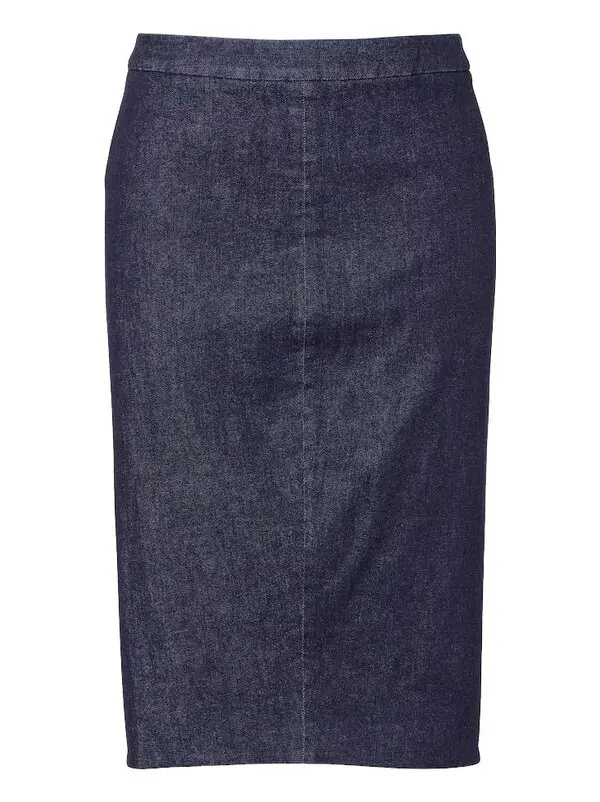 TOM FORD High-rise Pencil Skirt - Blue