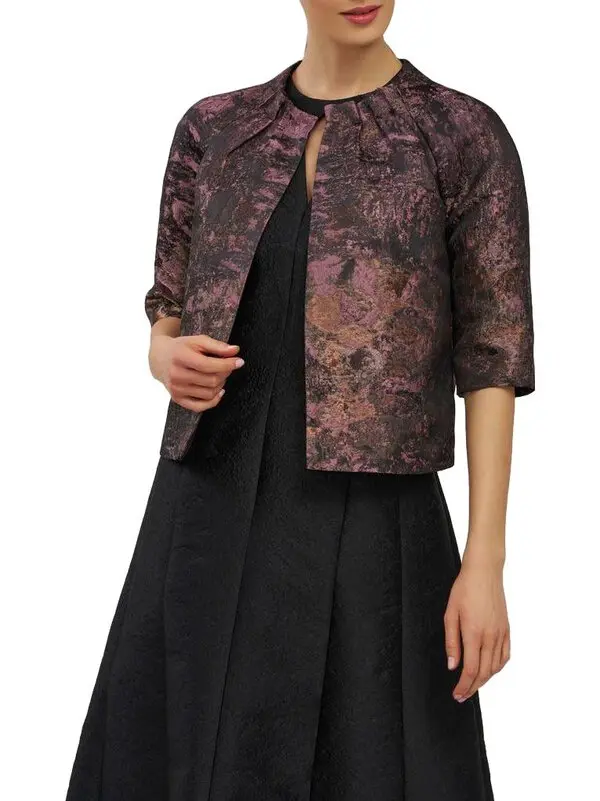 KAY UNGER Matilda Evening Jacket - Carbon Multi