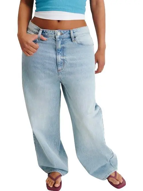 COTTON ON Curvy Super Baggy Jean - Olsen Blue