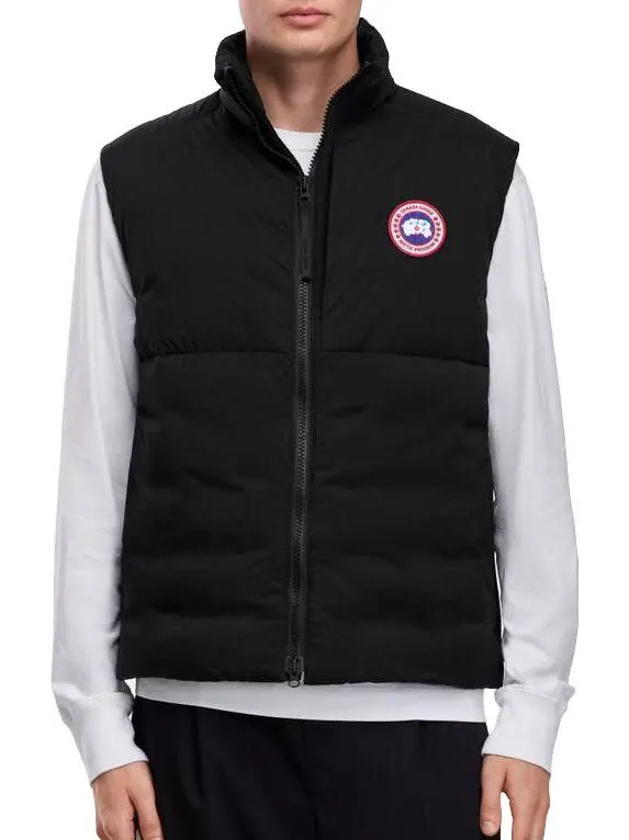 Canada Goose Lodge Packable 750 Fill Power Down Vest - Black - Noir
