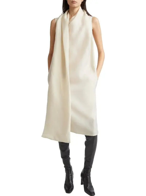 TOTEME Scarf Dress - Ecru