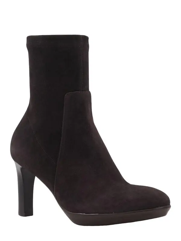 Aquatalia Rhumba Low Weatherproof Bootie - Espresso Suede