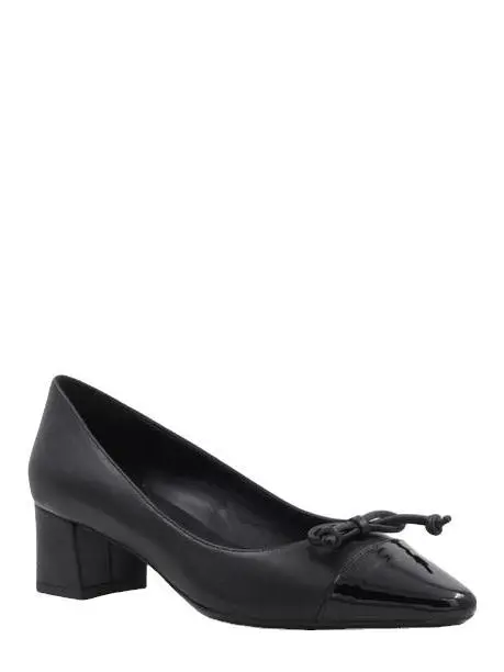 Aquatalia Palica Weatherproof Leather Pumps - Black/black Nappa