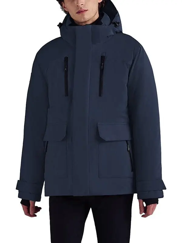 TRIPLE F.A.T. GOOSE Anvil Short Down Parka - Navy