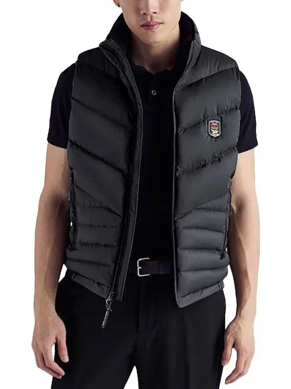 TRIPLE F.A.T. GOOSE Andrus Puffer Down Vest - Black