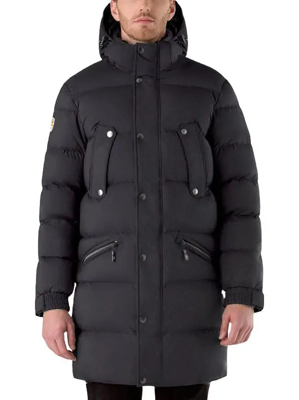 TRIPLE F.A.T. GOOSE Barton Long Down Parka - Black