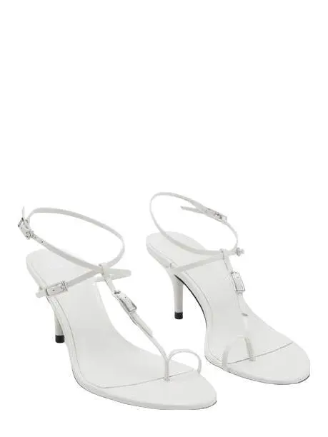 Mango Ankle Strap Sandal - White