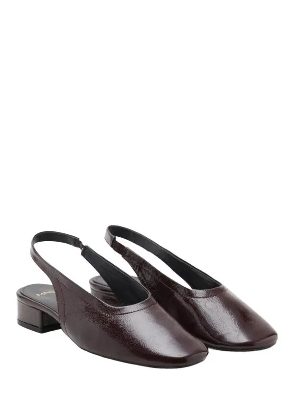 Mango Slingback Pump - Burgundy