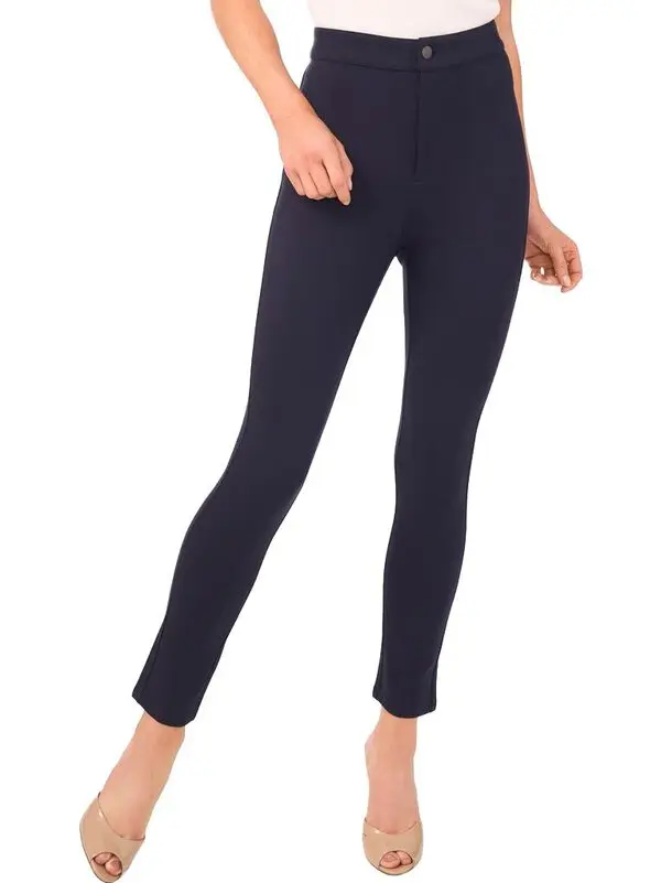 Ted Baker London Fenlinda High-waist Ponte Pants - Baritone Blue