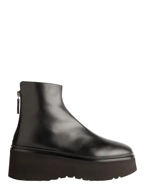 NEIL J. RODGERS Zoe Platform Boot - Black Calf
