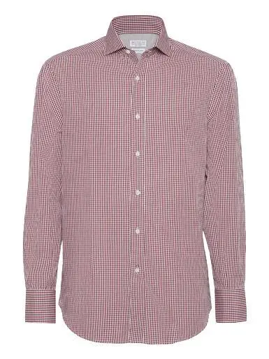 Brunello Cucinelli Spread Collar Shirt - Amaranth